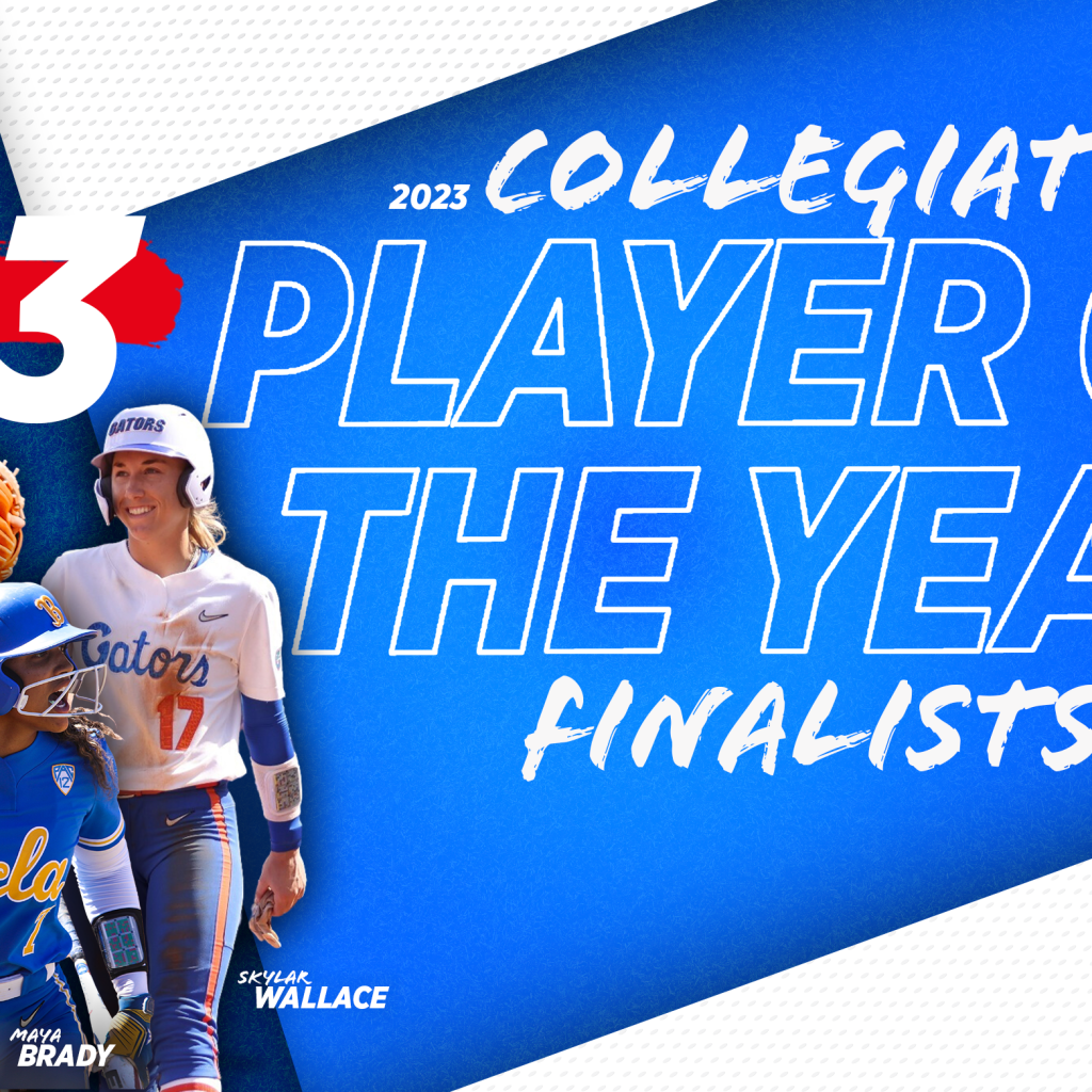 Top 3 Finalists Named For 2023 Usa Softball Collegiate Player Of The