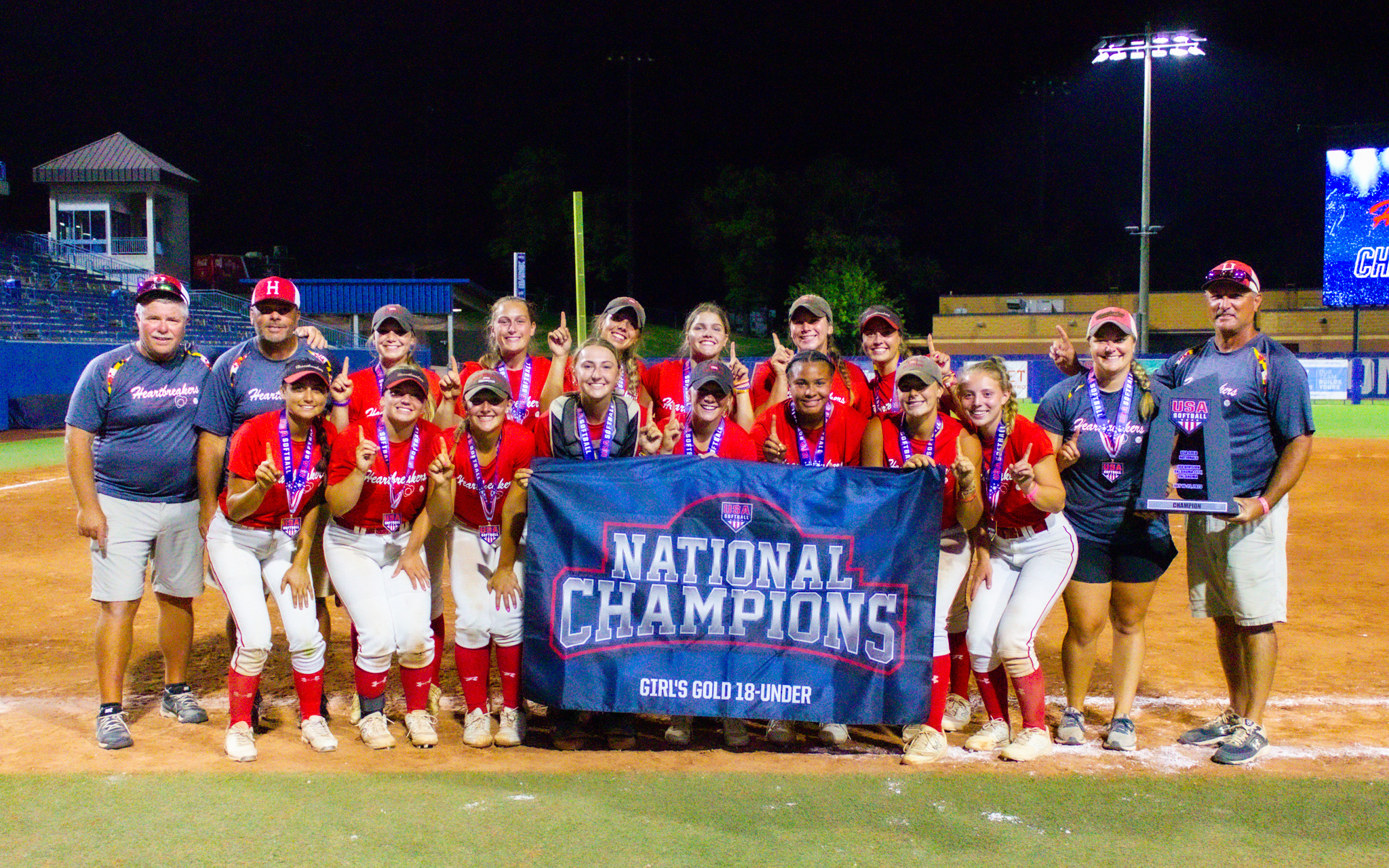 Heartbreakers Gold National crowned 18-Under GOLD National Champion; 16 ...
