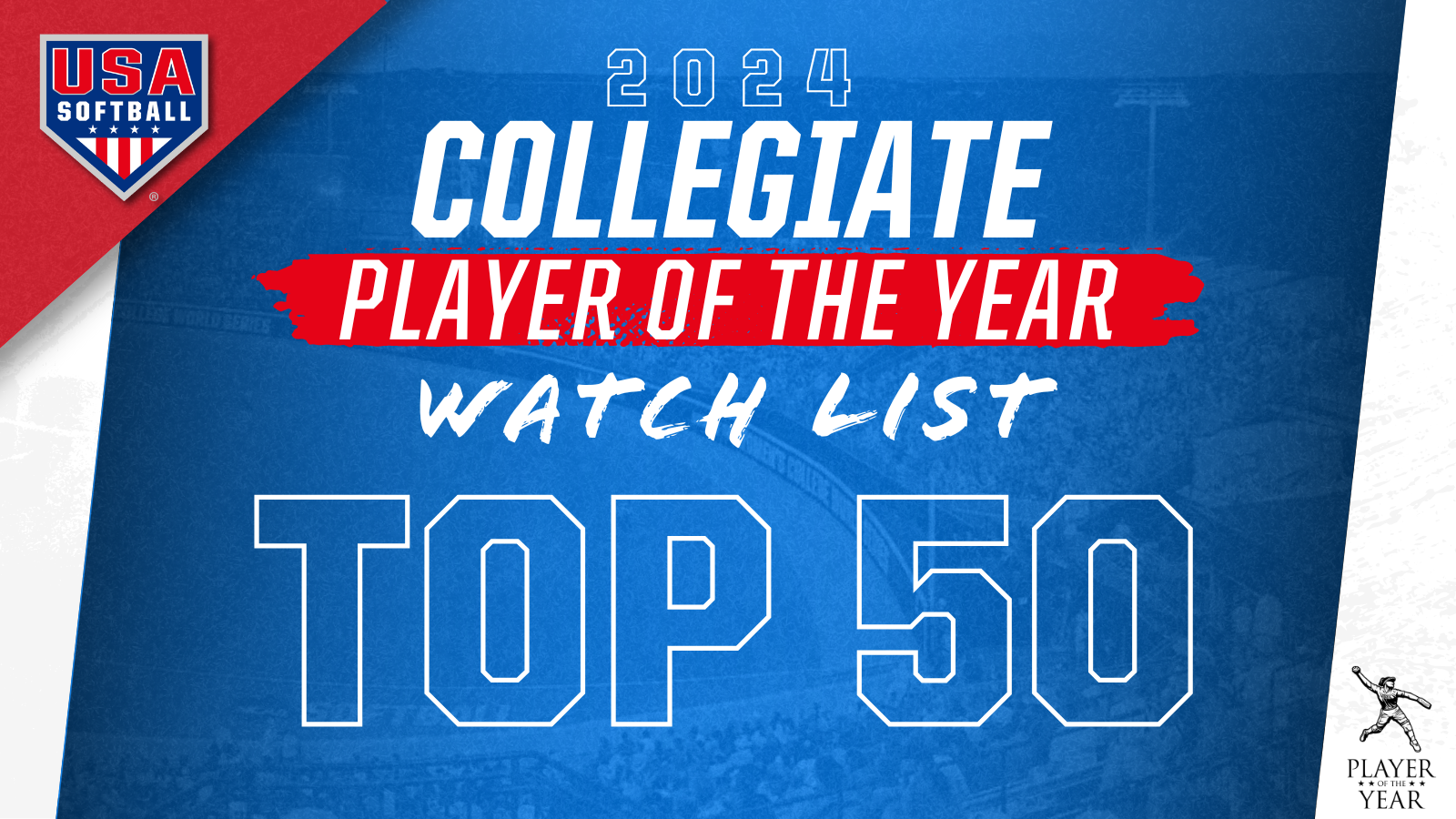 USA Softball reveals Top 50 Watch List for 2024 USA Softball Collegiate ...
