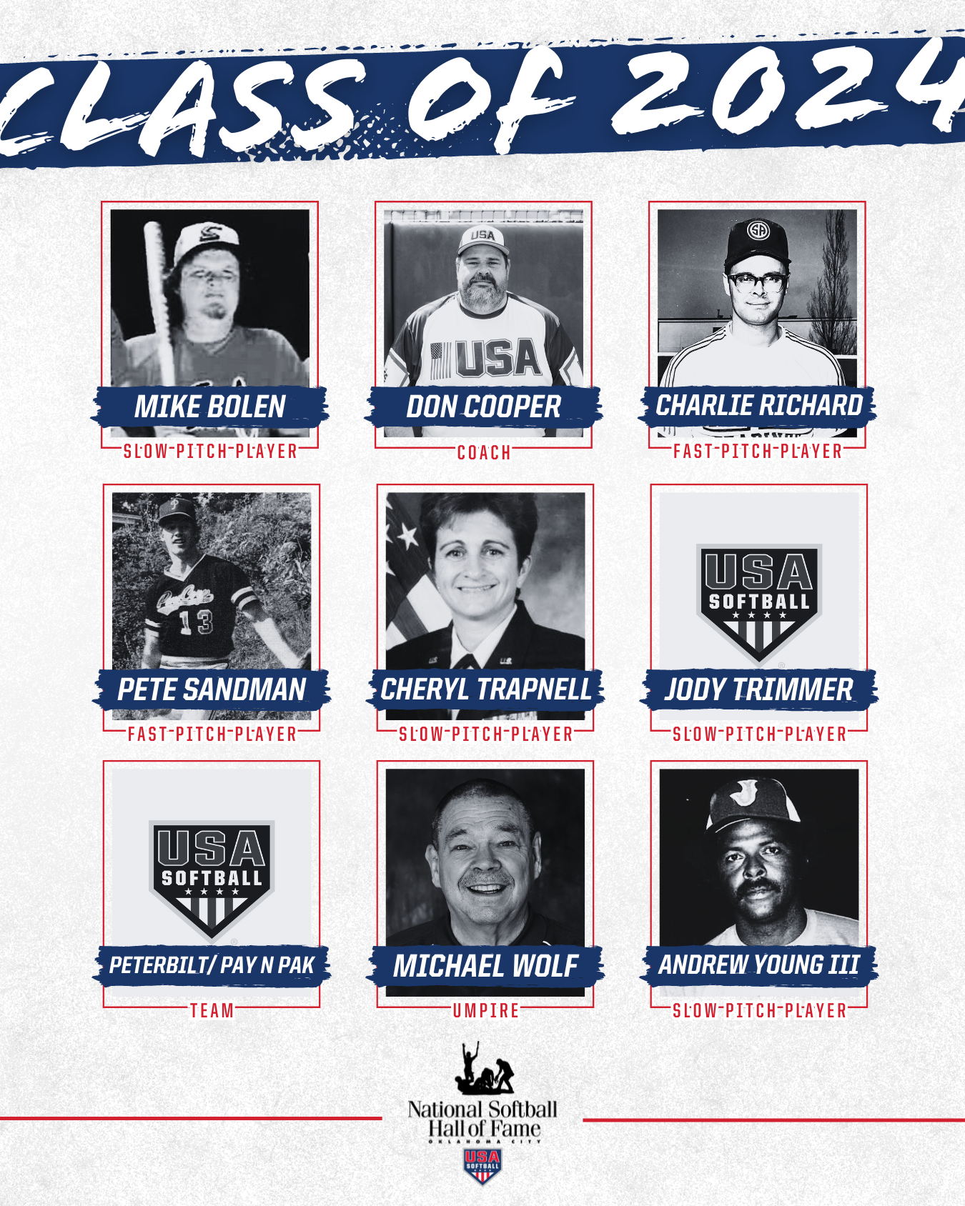 Hall of Fame Members - USA Softball