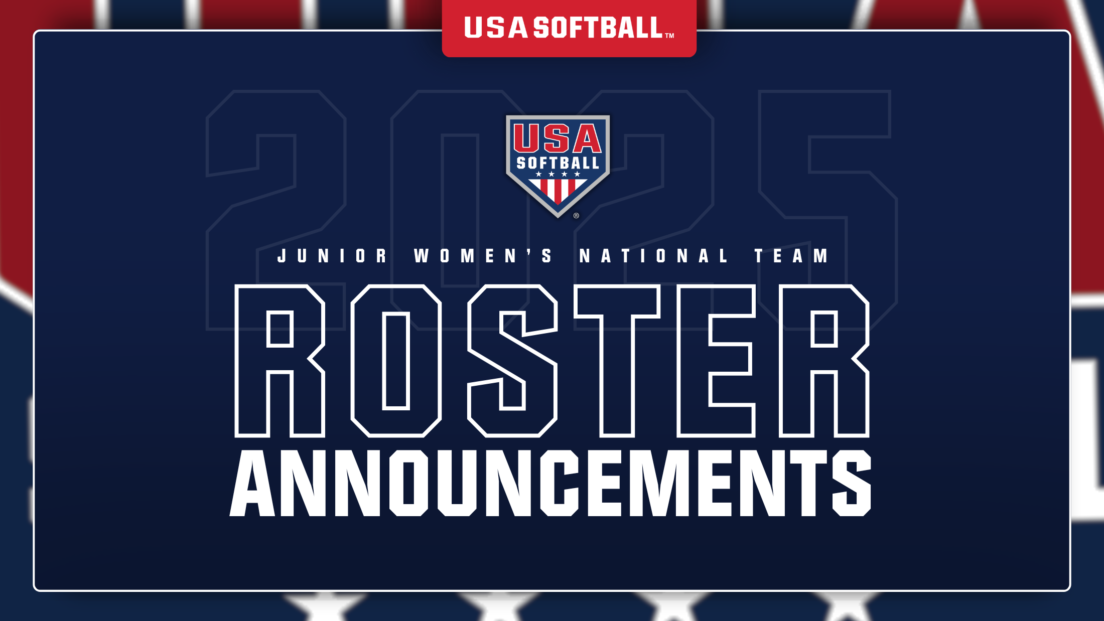 USA Softball reveals Junior Women’s National Team rosters set to compete in 2025 events - USA ...