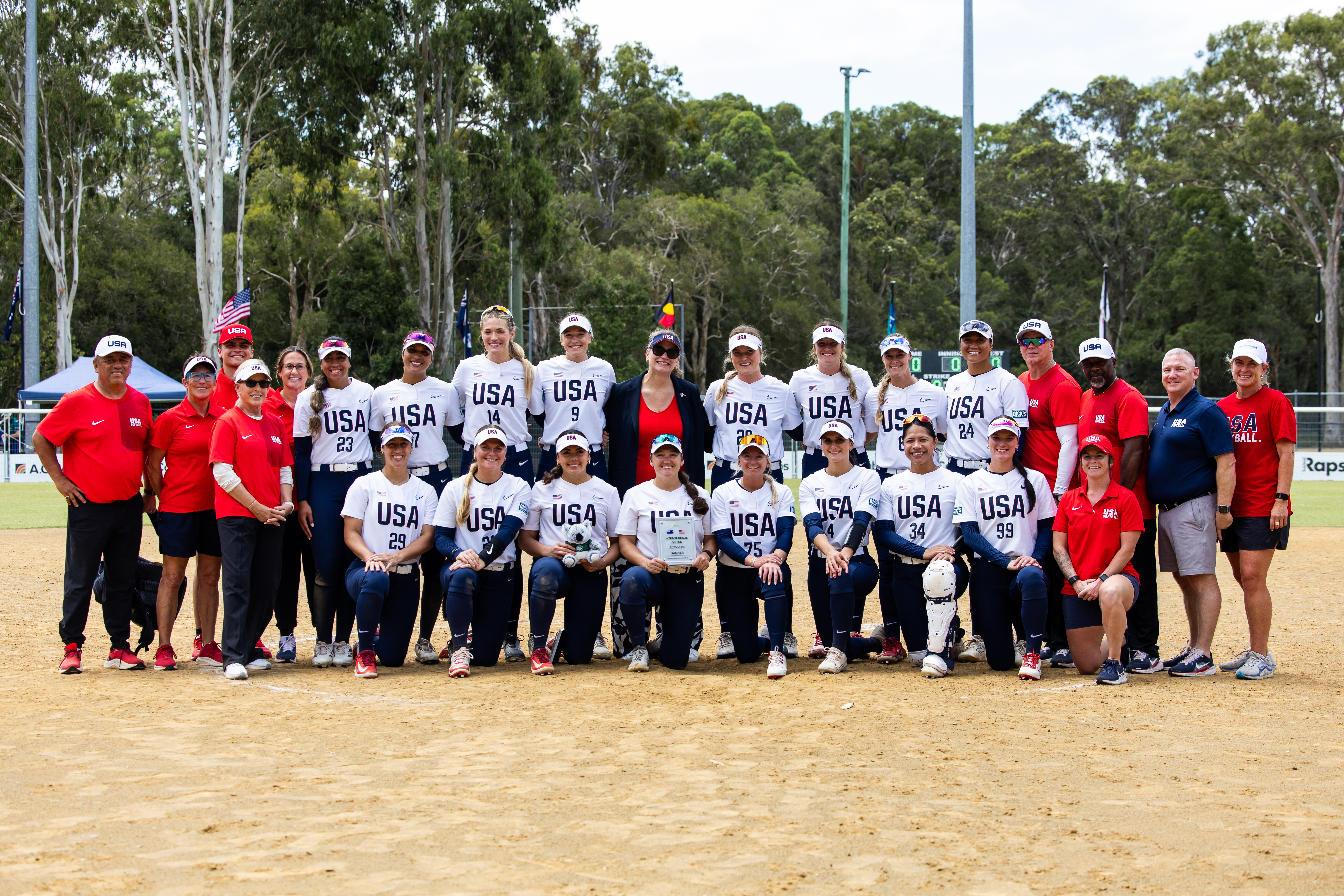 U.S. WNT closes out USA Down Under Series undefeated with 8-0 run-rule ...